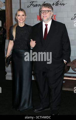 Kim Morgan, left, and Guillermo del Toro attends the special screening ...