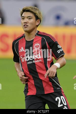 Ritsu. Doan. fotografiert beim Spiel Eintracht. Frankfurt gegen ...
