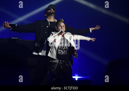 Franca Morgano und der Rapper Nitro von Magic Affair beim 26 ...