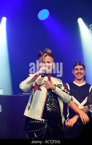 Franca Morgano und der Rapper Nitro von Magic Affair beim 26 ...