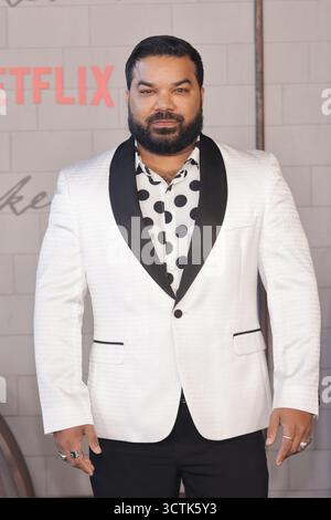 Adrian Dev attends 'Frankenstein' Film Premiere at the Academy Museum ...