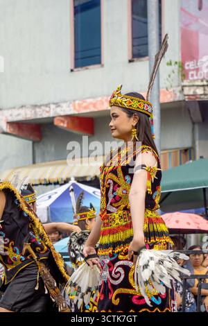 Temengang madang dance from north Borneo.This dance depicts the ...