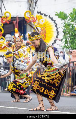 Temengang madang dance from north Borneo.This dance depicts the ...