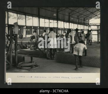 Chain Link Machine Upper Prison, Luzira, Kampala, Uganda, c1950s Stock ...