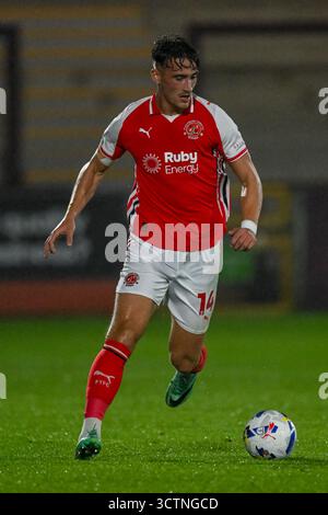 Lewis McCann of Fleetwood Town during the Sky Bet League 2 match ...