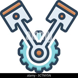 Icon for mechanical item, mechanical Stock Vector Image & Art - Alamy