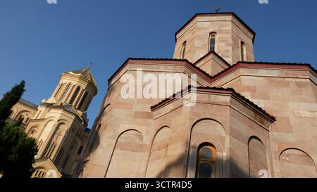 Temple of the Prophet Elijah and the Holy Trinity Cathedral in Tbilisi ...