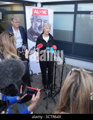 President Catherine Connolly during a visit to Gaelscoil Inse Chor in ...