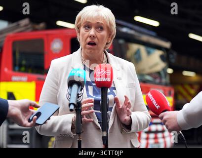 Irish presidential candidate Heather Humphreys canvasses in Gorey in Co ...