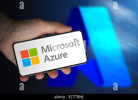 Microsoft Azure technology Stock Photo - Alamy