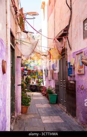Casablanca poor quarter, Morocco slums Stock Photo - Alamy