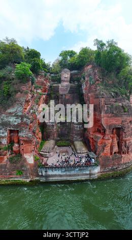 Leshan Giant Buddha, the largest stone Buddha on earth, Mount Emei ...
