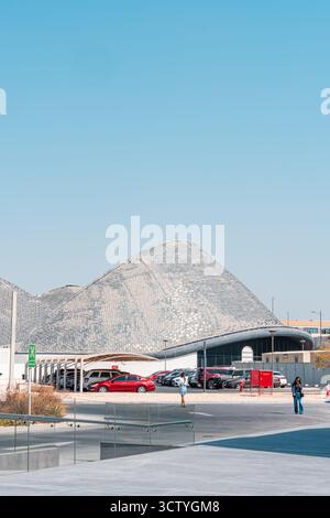 Abu Dhabi, UAE - 09 october 2025. The exterior decorated with ...