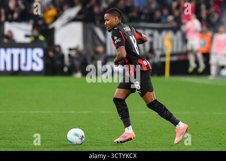 Christopher Nkunku of AC Milan in action during the Serie A football ...
