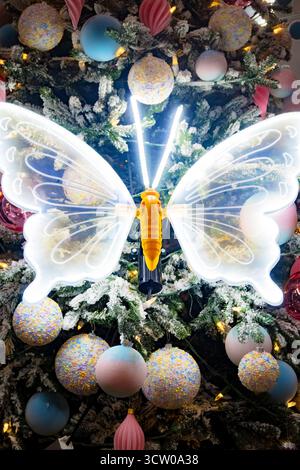 Green Neon Festive Christmas elegant abstract background with Purple ...