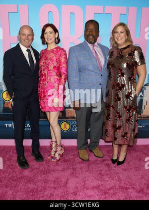 Amy Reisenbach, Carrie Preston and David Stapf attend CBS Television ...