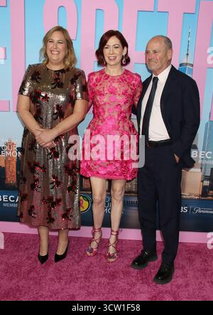 Amy Reisenbach, Carrie Preston and David Stapf attend CBS Television ...