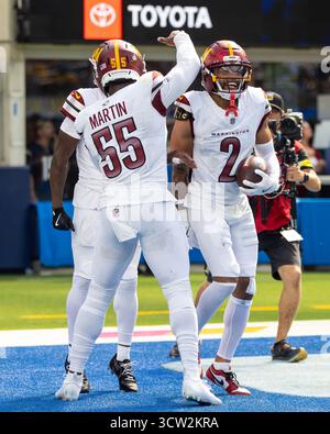 Washington Commanders defensive end Jacob Martin is seen during an NFL ...