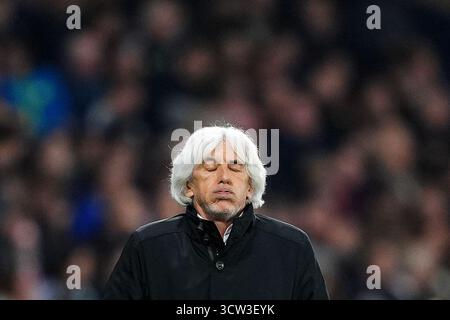 Greece manager Ivan Jovanovic reacts during the FIFA World Cup European ...
