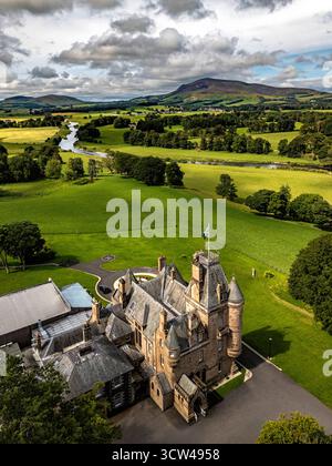 Cornhill Castle, Biggar, South Lanarkshire, Scotland, UK Stock Photo ...