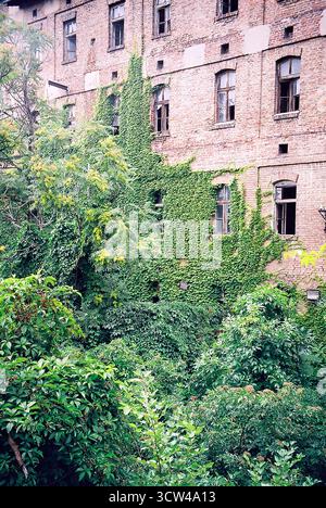 A vertical shot of an old abandoned building Stock Photo - Alamy