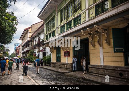 Traditional building fusing Spanish and traditional Filipino ...