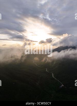 Aerial photography of Sanmen Island Scenic Area in Dongchong Beach ...