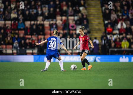 Julia Zigiotti (18 Manchester) during the WSL game between Brighton ...