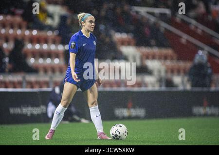 Ellie Carpenter (2 Chelsea) in action during the UEFA Women's Champions ...