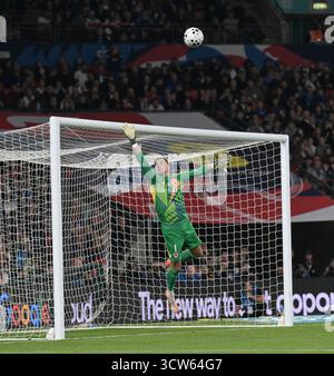 Wales goalkeeper Karl Darlow during the international friendly at the ...