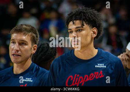 Los Angeles Clippers' Kobe Sanders in action during an NBA basketball ...