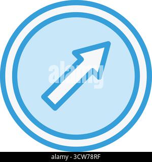 Upper right Vector Icon Design Illustration Stock Vector Image & Art ...