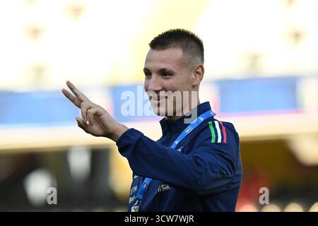 Francesco Camarda during Qualifying - Italy U21 vs Armenia U21, UEFA ...