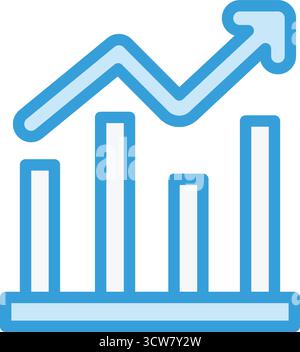 Bar graph statistics solid icons on round glass buttons in multiple ...