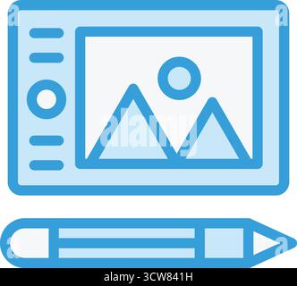 graphic tablet isolated icon vector illustration design Stock Vector ...
