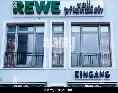 Storefront of a REWE supermarket Stock Photo - Alamy