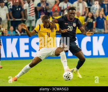 Joel Ordonez of Ecuador in action during the FIFA World Cup 2026 Group ...
