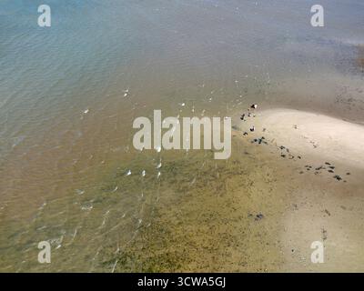 Aerial photography of Tianlong Temple in Xunliao Bay Chisha Coastal ...