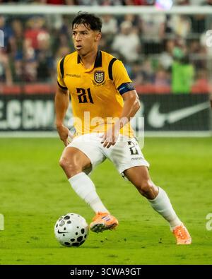 Alan Franco of Ecuador in action during the FIFA World Cup 2026 Group E ...