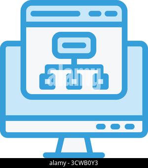 Flowchart Vector Icon Design Illustration Stock Vector Image & Art - Alamy