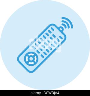 the remote control icon sign. Set of multicolored modern labels for ...