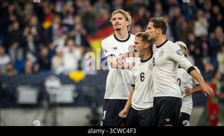 Joshua Kimmich of Germany Nick Woltemade of Germany Felix Nmecha of ...