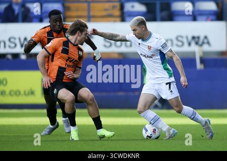 Charlie Whitaker of Tranmere Rovers FC celebrates scoring his side's ...
