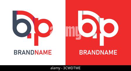 Modern simple letter BP logo design vector illustration Stock Vector ...