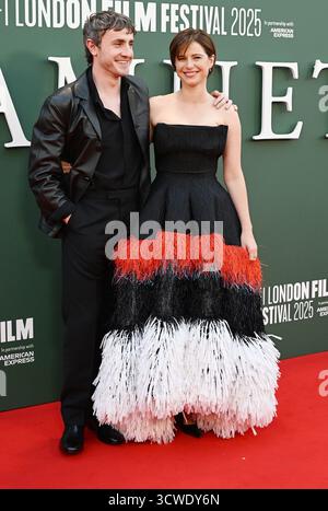 (L-R) Jessie Buckley and Paul Mescal attend the 'Hamnet' film screening ...