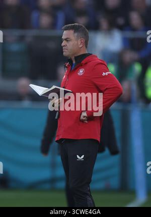 Bath Rugby manager Johann van Graan ahead of the Gallagher PREM match ...