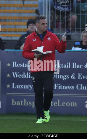 Bath Rugby manager Johann van Graan ahead of the Gallagher PREM match ...