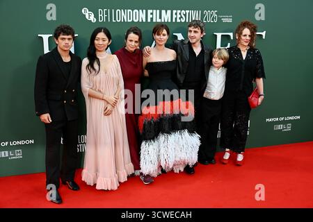 Noah Jupe, Jacobi Jupe and Jessie Buckley at the London Critics' Circle ...