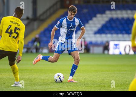 Kai Payne of Oldham Athletic during the Emirates FA Cup First Round ...