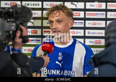 Michael Mellon of Oldham Athletic during the Emirates FA Cup First ...